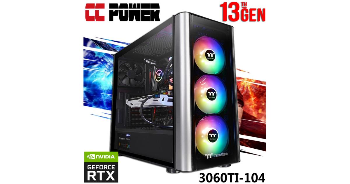 CC Power 3060TI-104 Gaming PC NEW 13Gen Intel Core i7 K-Series w/ RTX ...