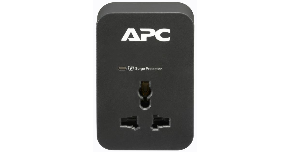 APC SurgeArrest Essential Surge Protector 1x Universal Outlet Plug - UK ...