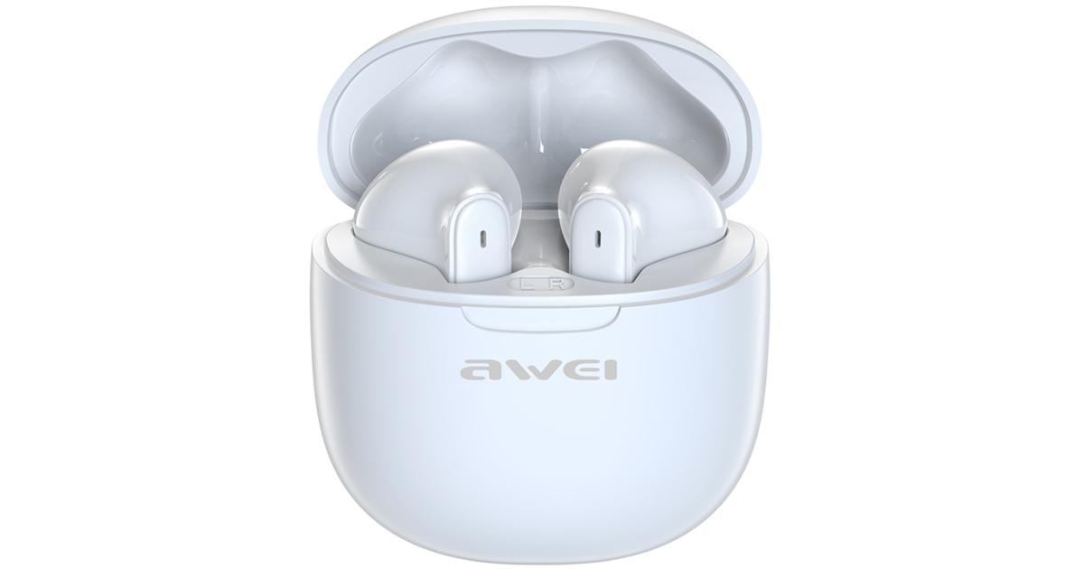 Awei T68 ENC Bluetooth Earphone IPX6 Waterproof Wireless bluetooth Headset HiFi Bass Sport ...