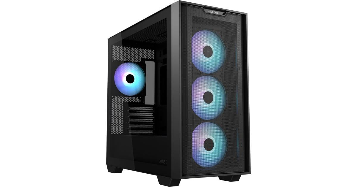 ASUS A21 Plus Mini Tower PC Case Mesh Support Hidden Connectors 360mm ...