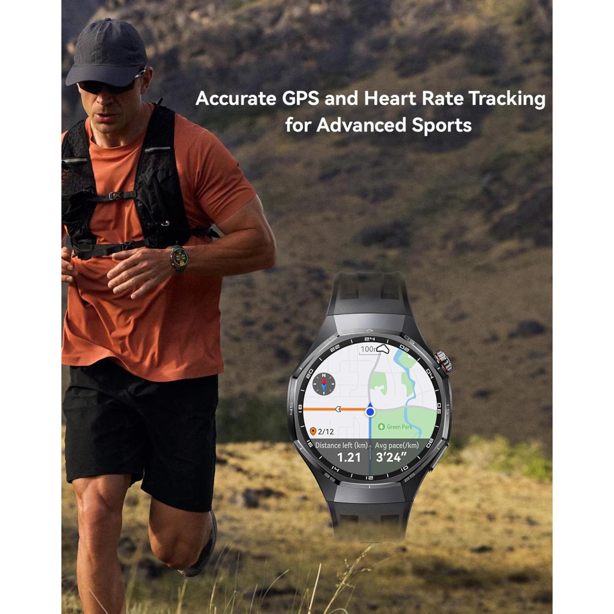 HUAWEI WATCH GT 6 Pro GPS 46mm Smart Watch, 1.47''AMOLED Touchscreen ...