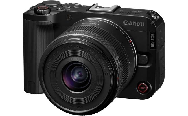 Canon EOS R50V Mirrorless Camera with RF-S14-30mm F4-6.3 is STM PZ Lens ...