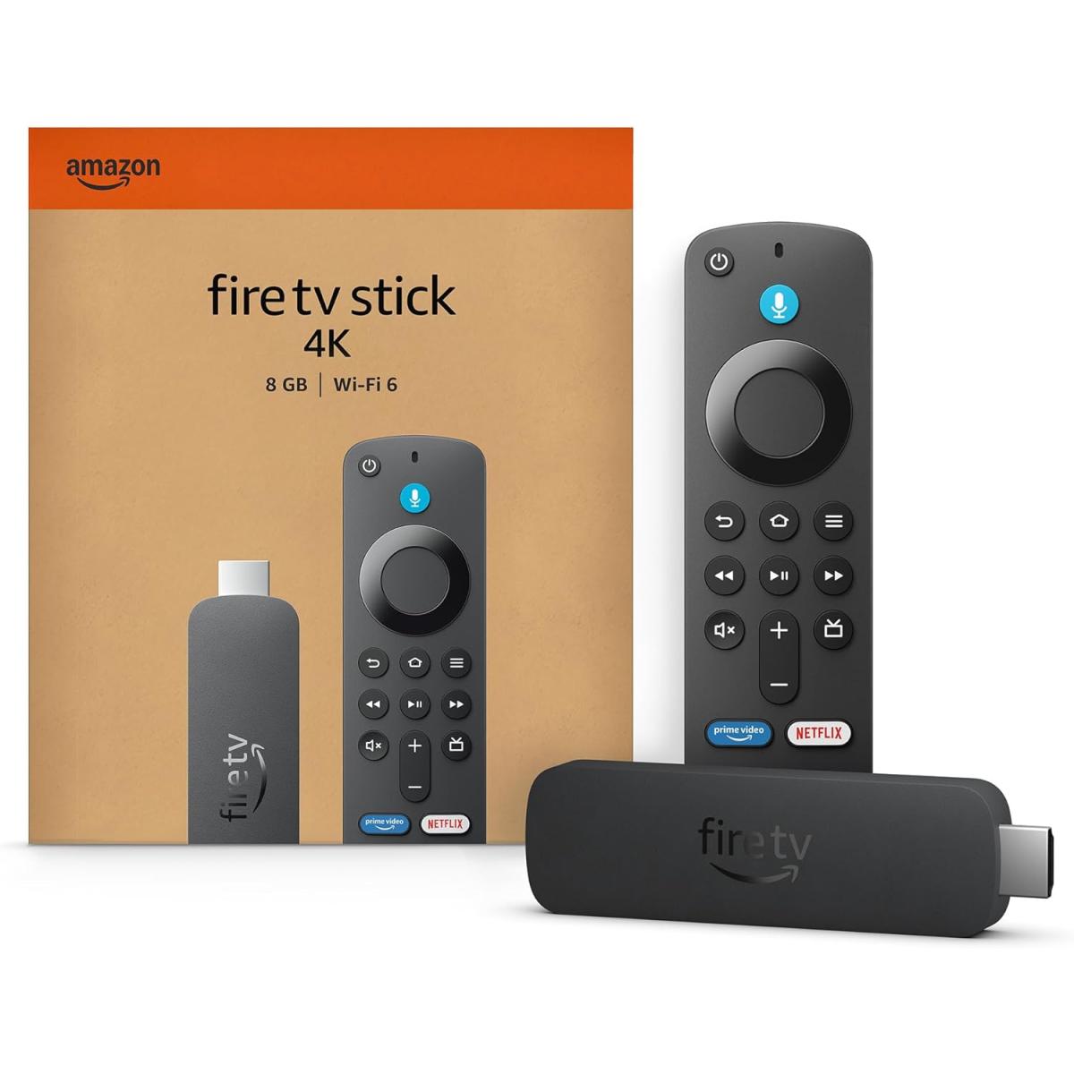 Amazon Fire TV Stick 4K (newest model) with AI-powered Fire TV Search ...