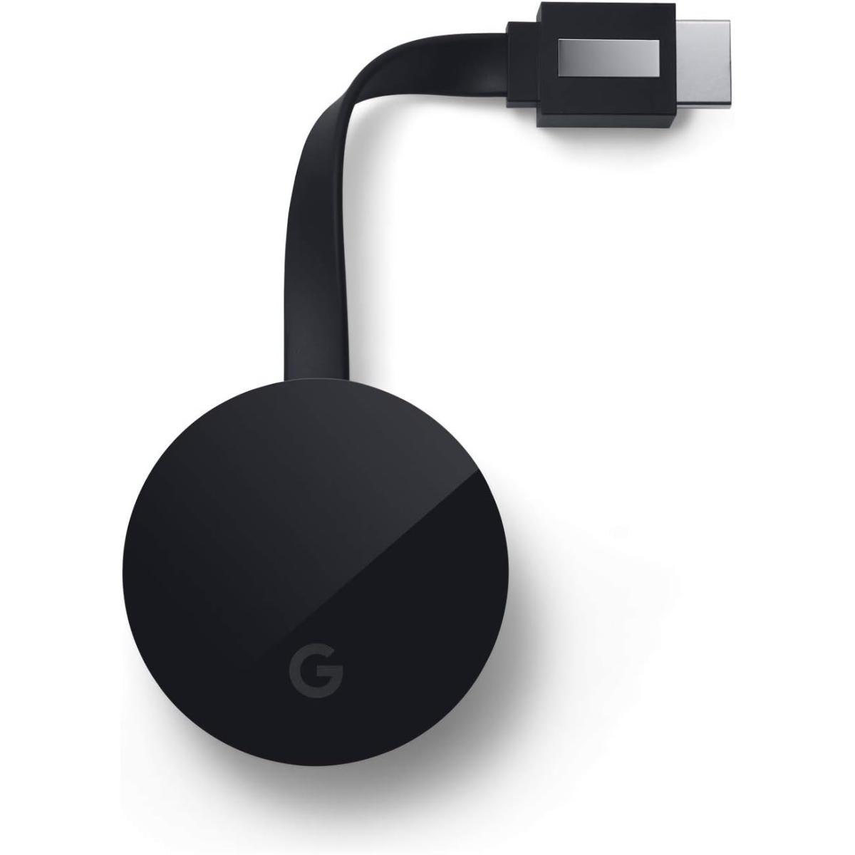 Google Chromecast Ultra 4K Smart TV Streaming Stick - Black | CityCenter