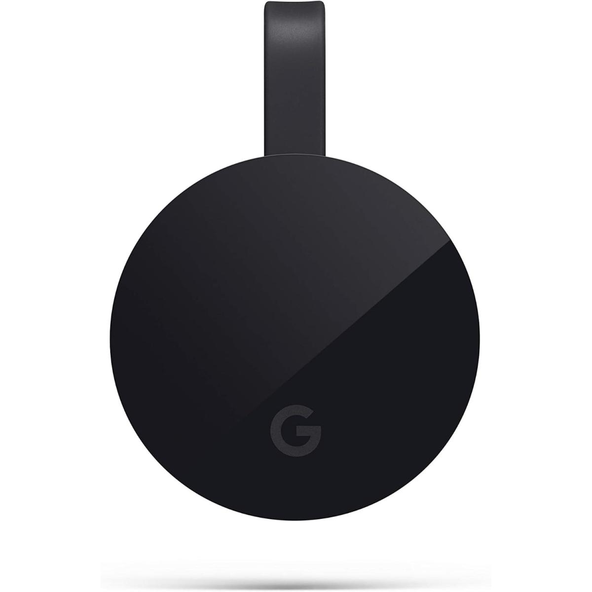 Google Chromecast Ultra 4K Smart TV Streaming Stick - Black | CityCenter