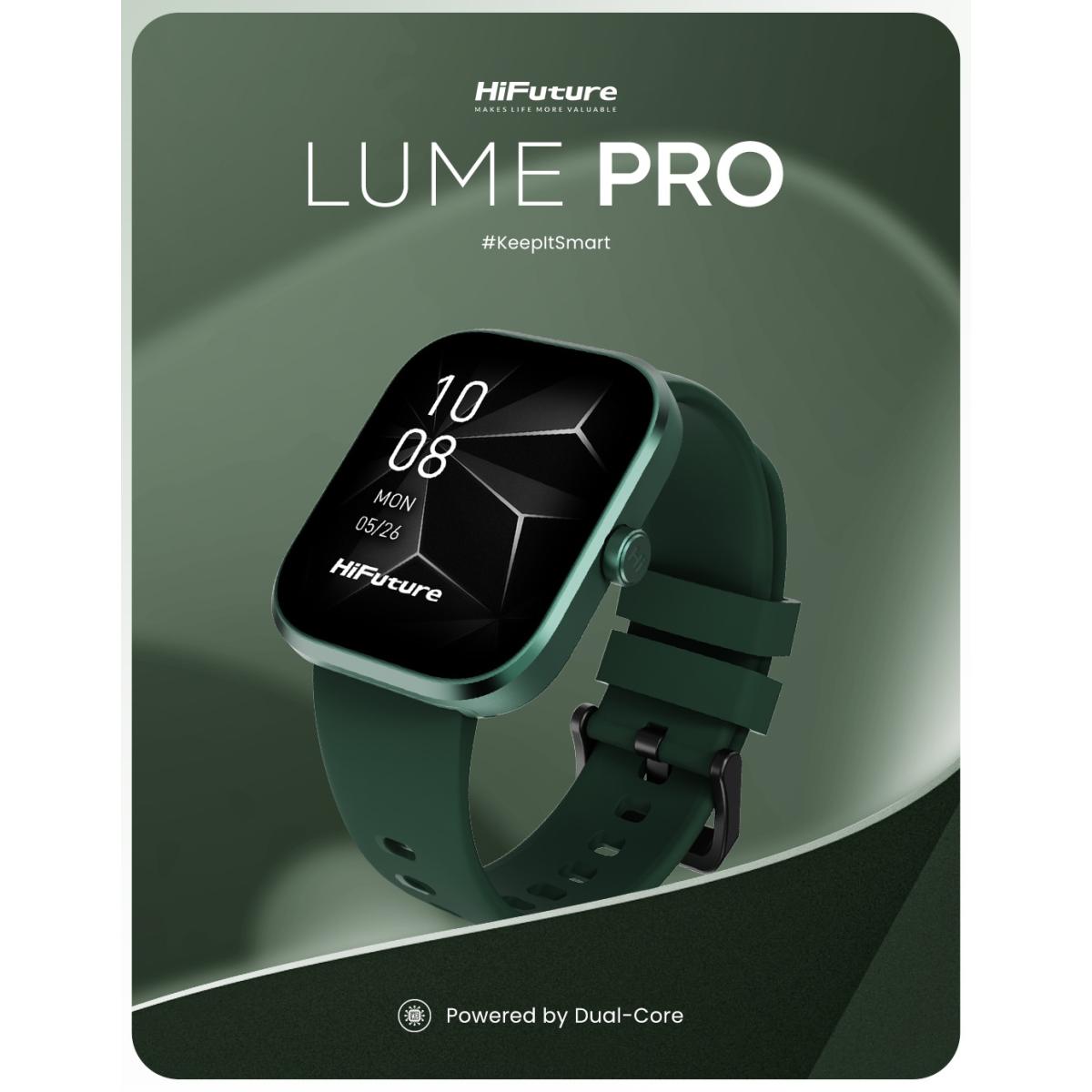 HiFuture LUME Pro Smartwatch 1.85-inch AMOLED Display, Dual-Core ...