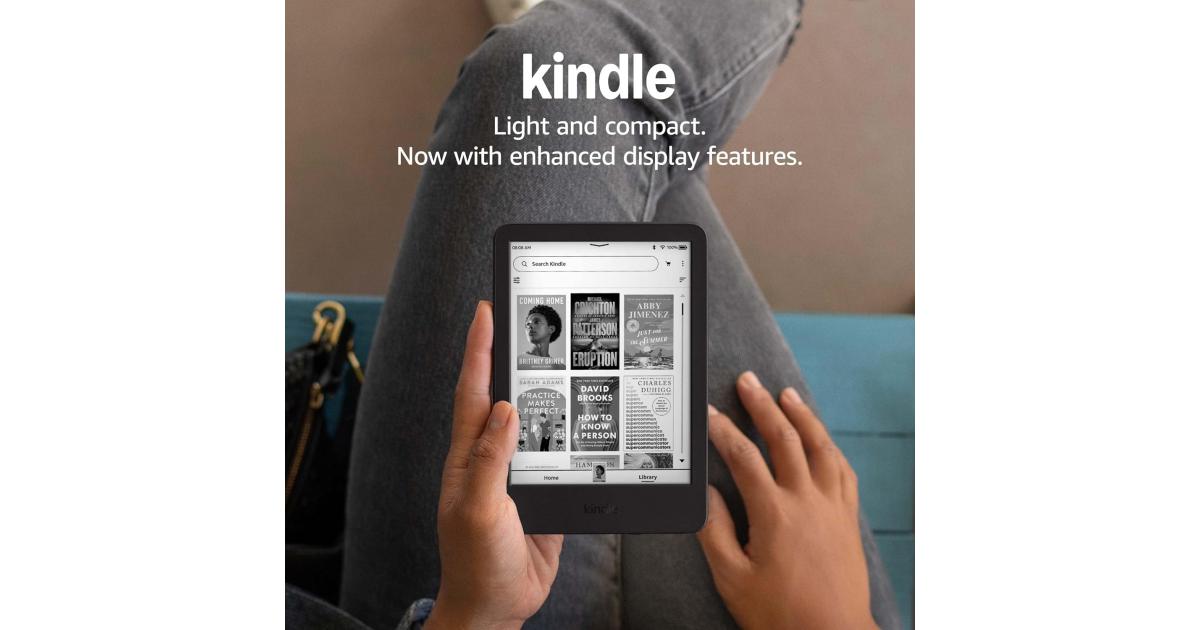 Amazon NEW Kindle (2024) 16GB WIFI 6" Lightest & most compact Kindle ...