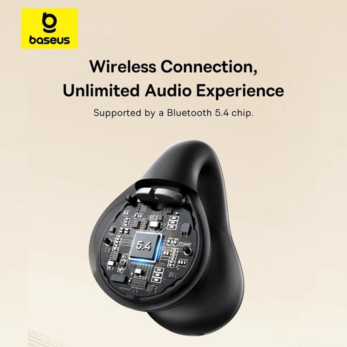 Baseus Bass 15 Clip OWS Wireless Headphones, Dual ENC microphones, Open ...