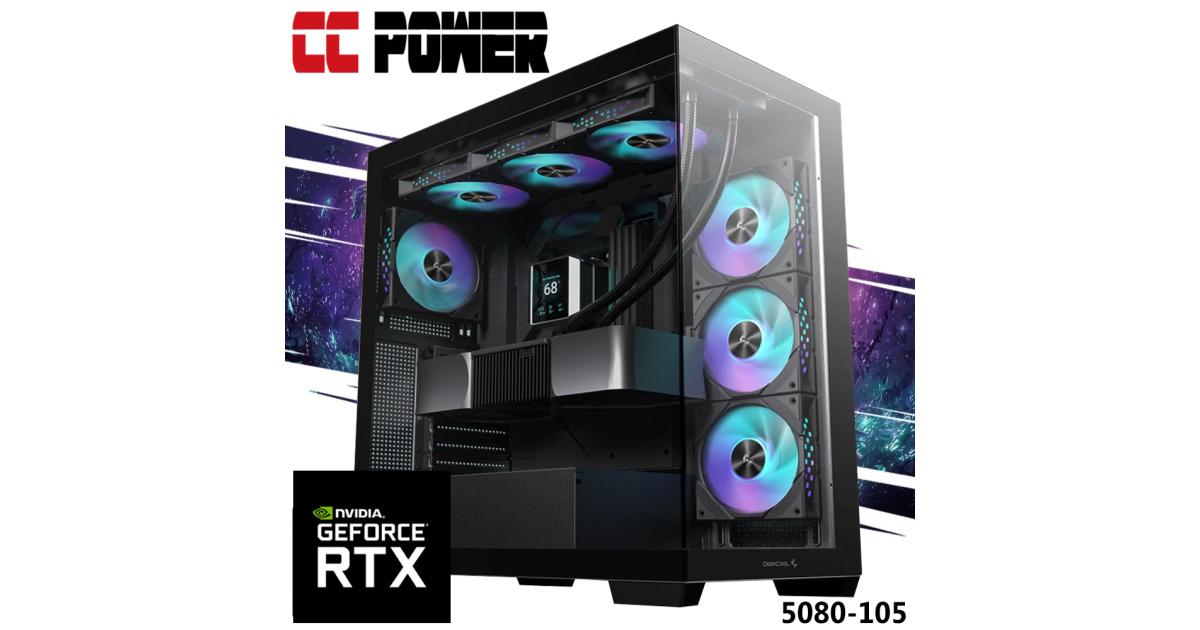 CC Power 5080-105 Gaming PC 14Gen Intel Core i9 K-Series 24-Cores w ...