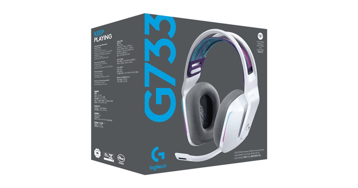 Logitech G733 LightSpeed Wireless Headset w/ Suspension Headband ...