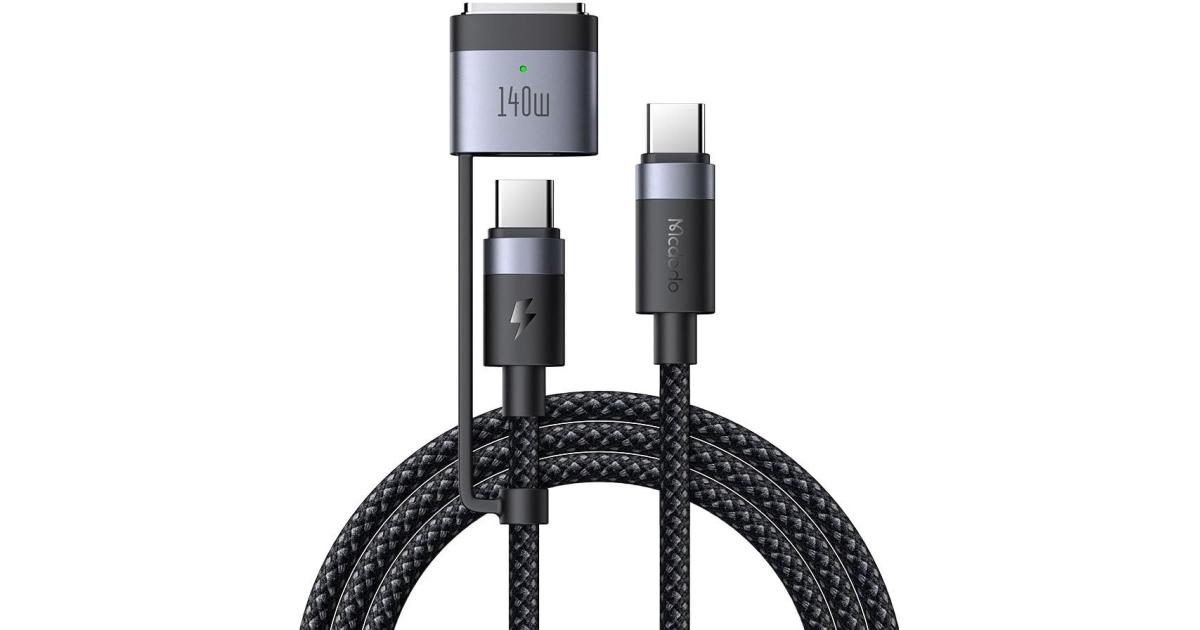 Mcdodo CA-0140 MagSafe 3 PD3.1 240w/140w, MagSafe Cable USB-C To USB-C ...