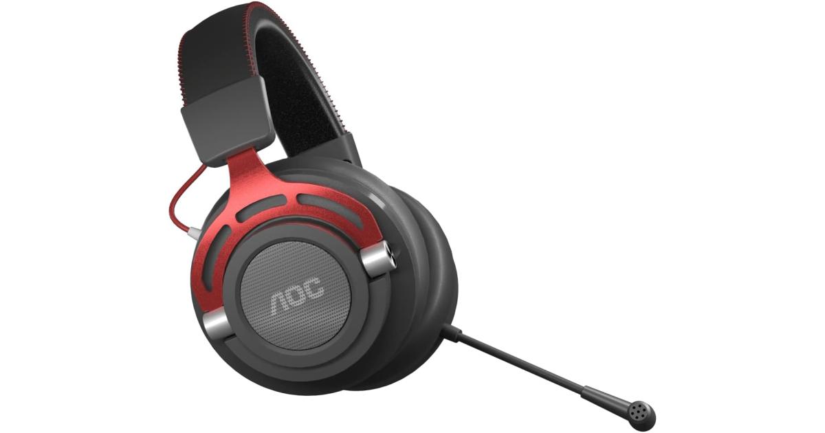 AOC GH401 - Wireless Gaming Headset for PC, PS4 / PS5, Xbox, Switch, 3. ...