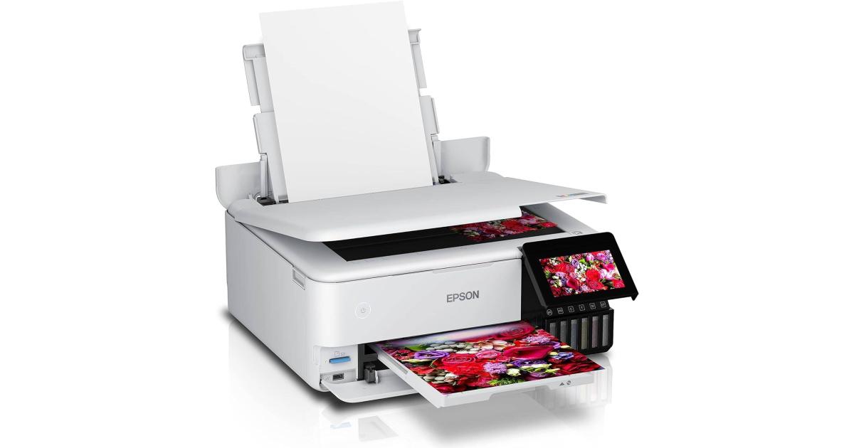 Epson EcoTank L8160 3 in 1 A4 Photo Printer, with 6 Colour Claria ET ...