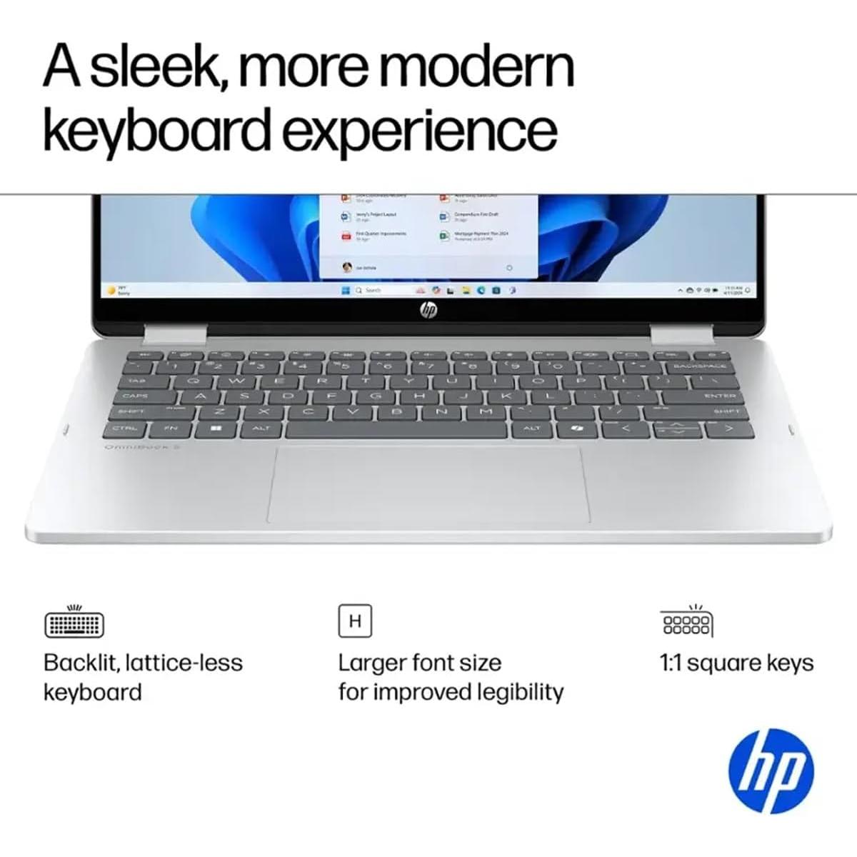 HP OmniBook 5 Flip (2024) 14-fp0023dx NEW Intel Core 7 10-Cores w/ 360 ...