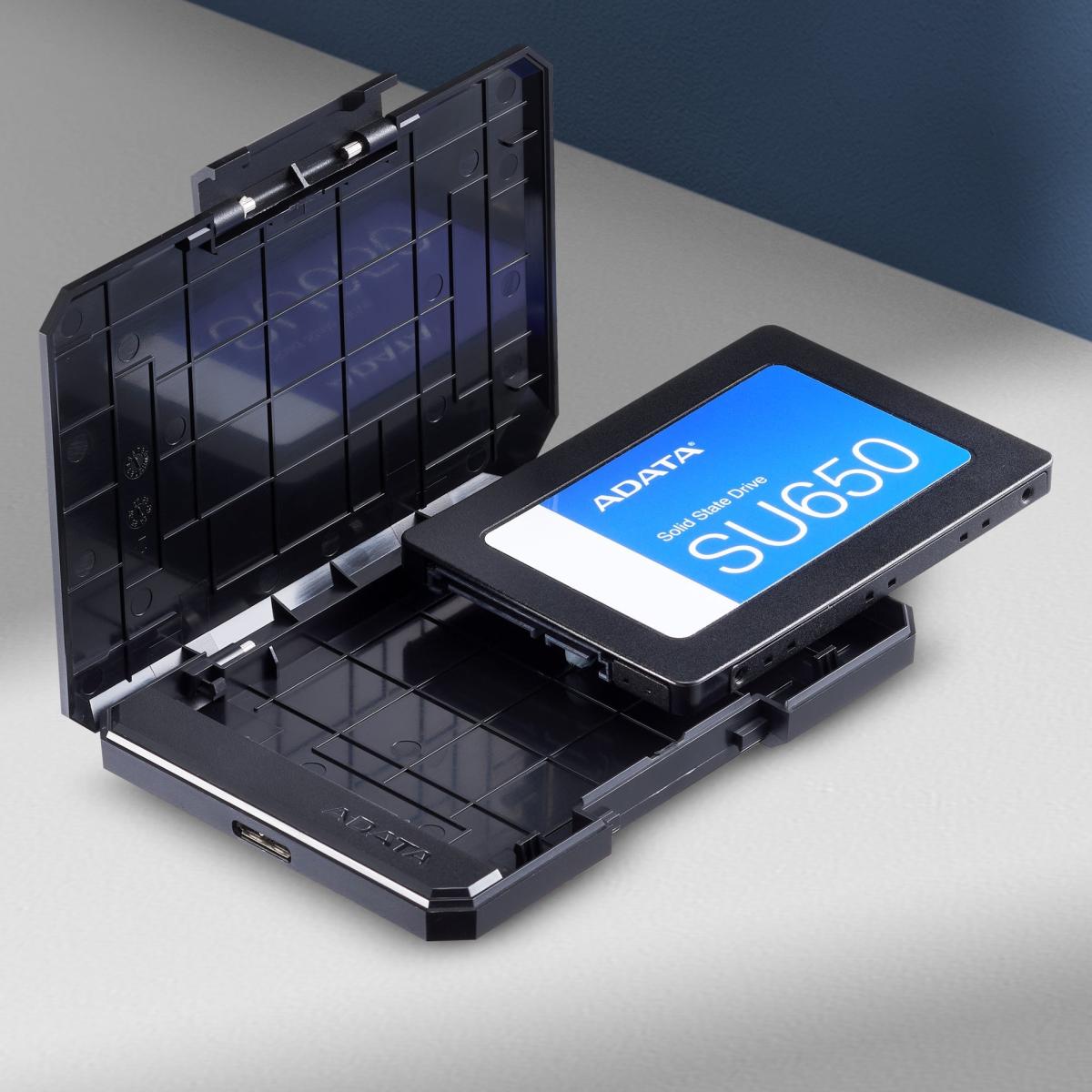 ADATA EC600 2.5” External HDD/SSD Enclosure USB 3.2 Gen2 (10Gbps ...