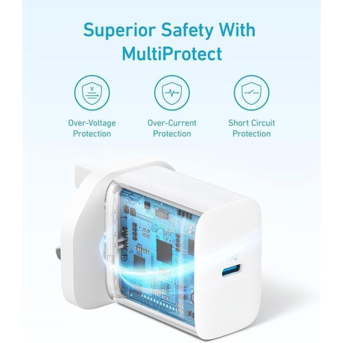 Anker USB C Plug 20W Ultra Fast Wall Charger For iPhone, iPad, iPod And ...