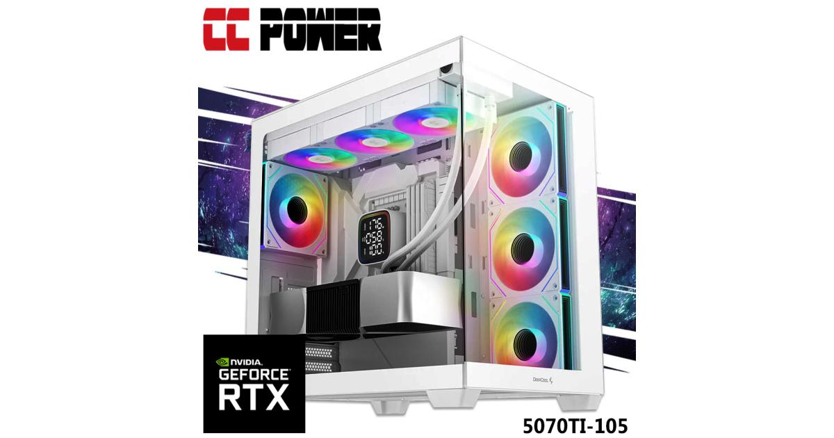 CC Power 5070TI-105 Gaming PC 14Gen Intel Core i7 K-Series 20-Cores w ...