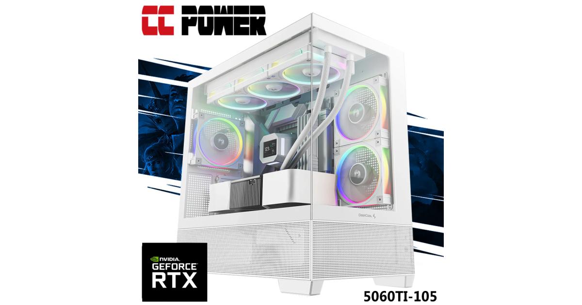 CC Power 5060TI-105 Gaming PC NEW 7Gen AMD Ryzen 5 7500F 6-Cores w ...