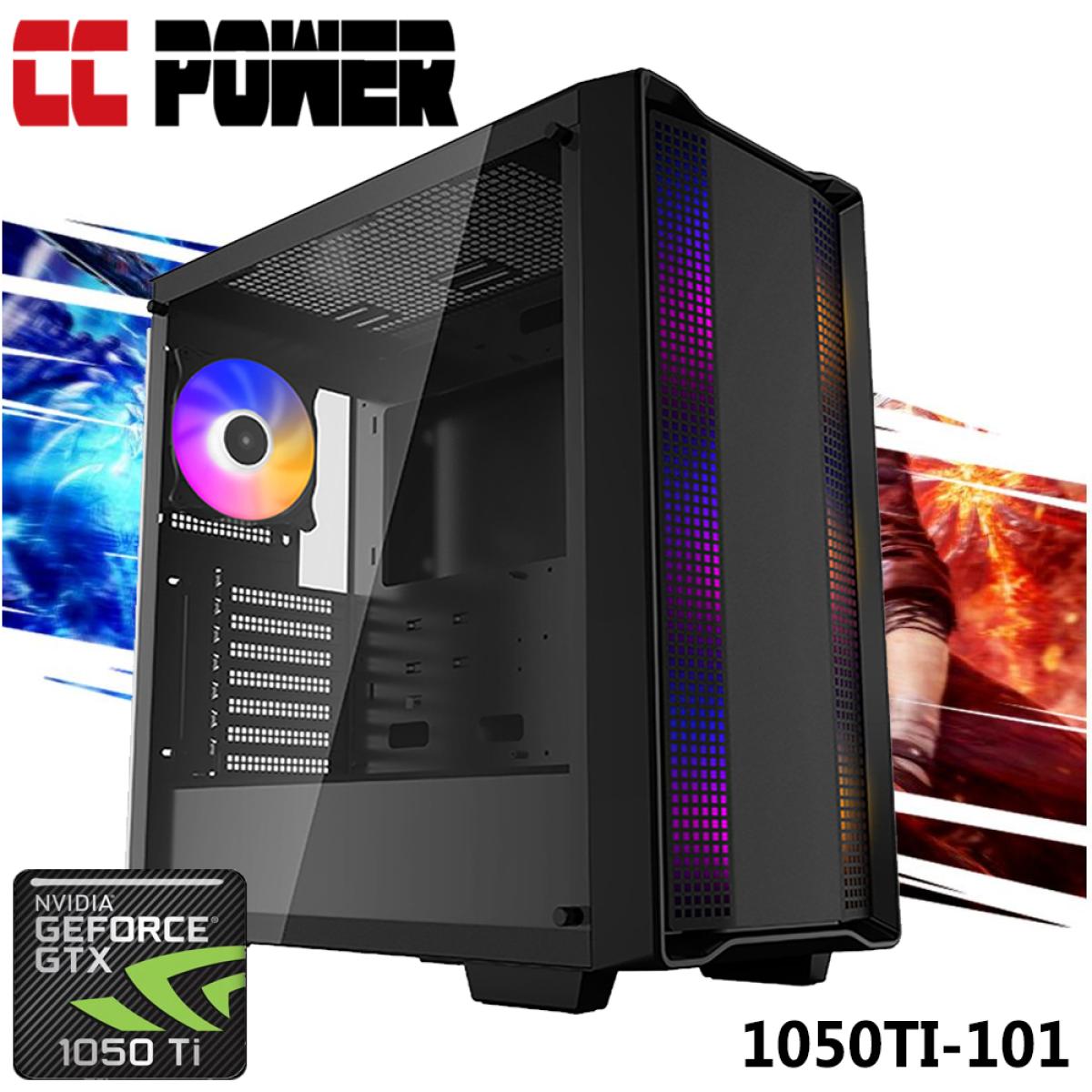 CC Power 1050TI-101 Gaming PC AMD Ryzen 5 3500x 6-Cores w/ GTX 1050 TI 4GB DDR5 | 1050TI-1011 ...