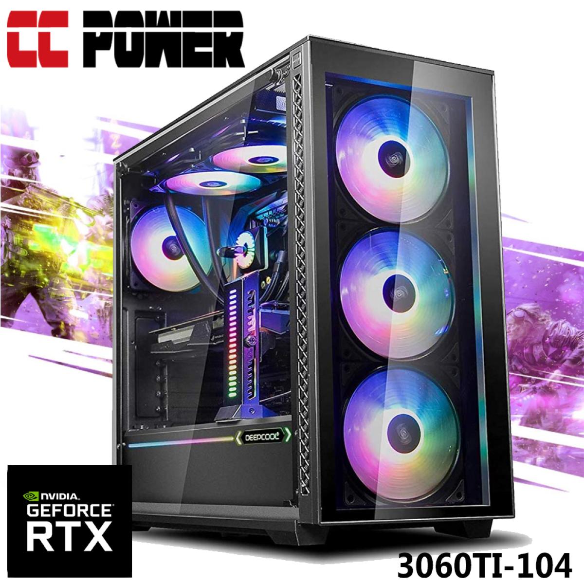CC Power 3060TI-104 Gaming PC 5Gen AMD Ryzen 7 5800X3D 8-Cores w/ RTX ...