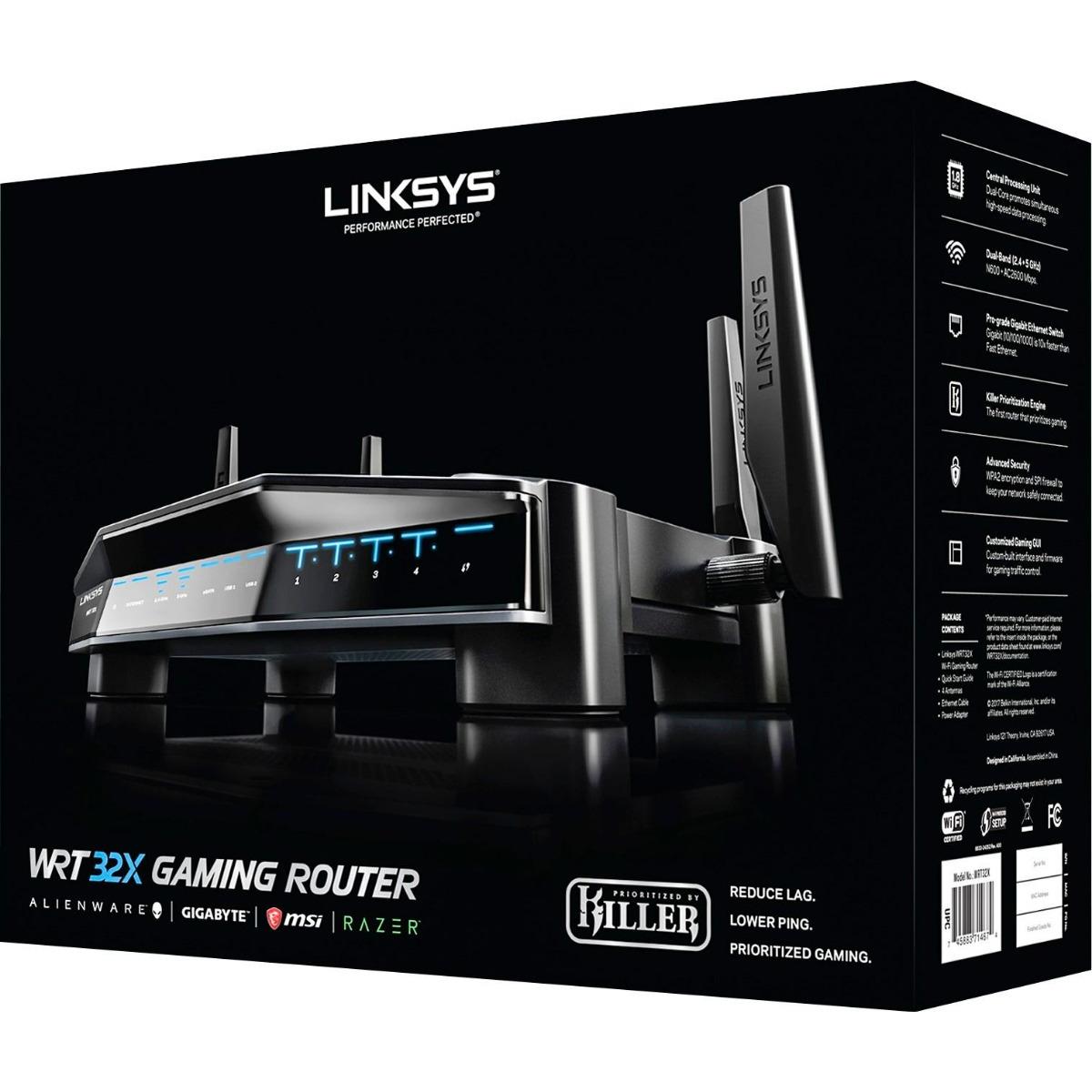 Linksys WRT32X Wireless AC3200 w / Killer Prioritization Engine ...