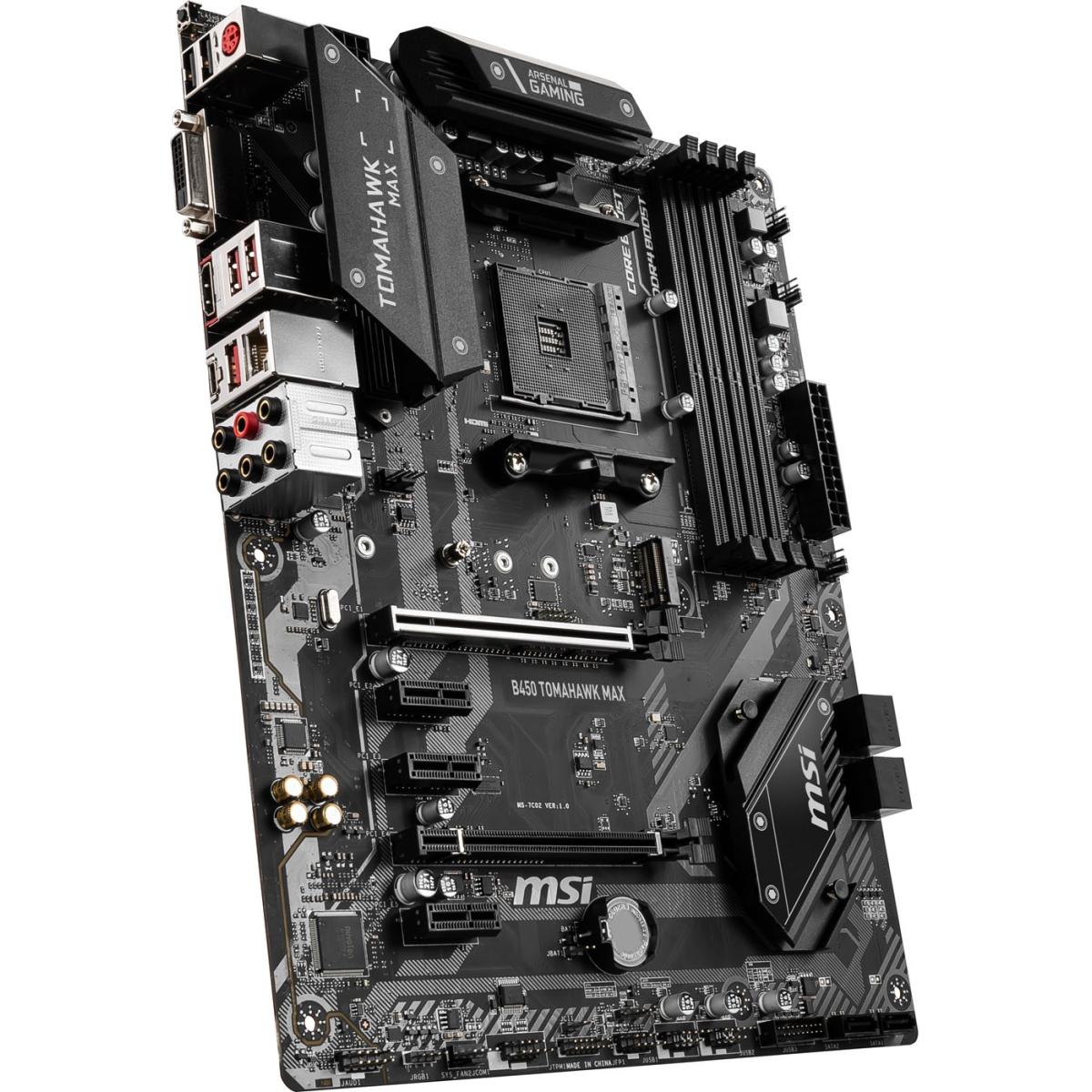 MSI B450 TOMAHAWK MAX AMD B450 ATX Motherboard | B450 TOMAHAWK MAX ...