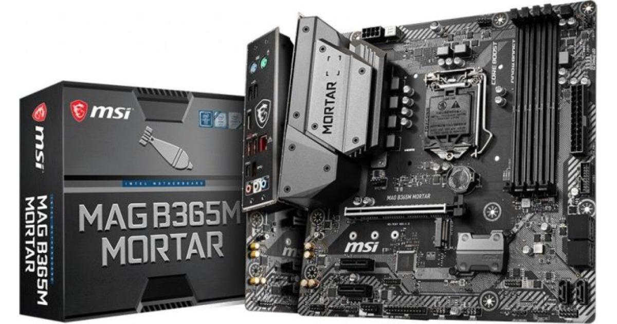 MSI MAG B365M MORTAR Intel B365 Military Style | MAG B365M MORTAR ...