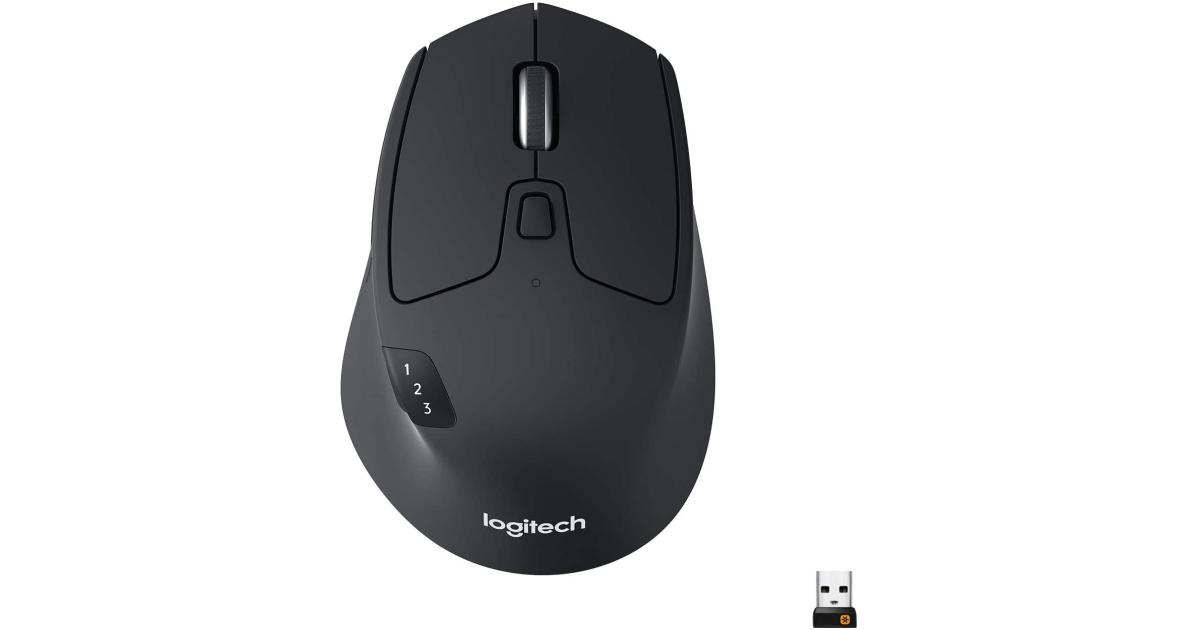 Logitech M720 Triathalon Multi-Device Wireless & Bluetooth Mouse ...