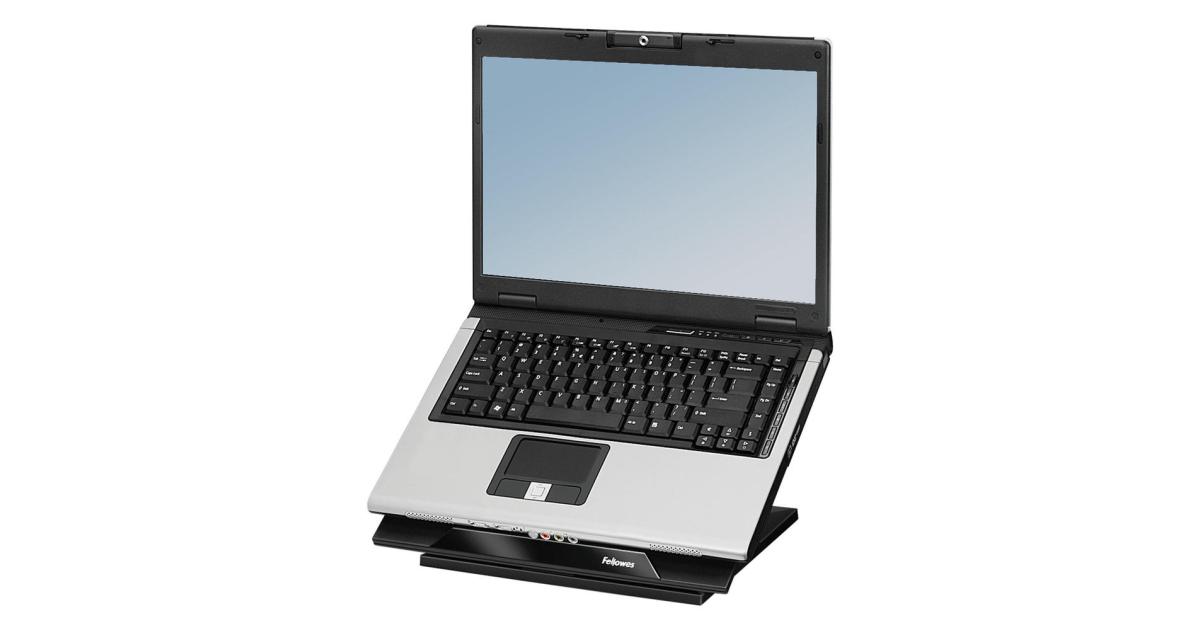 Fellowes Designer Suites Laptop Riser - Black (8038401) | CityCenter