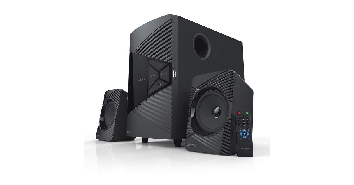 Creative SBS E2500 2.1 Channel 60W Peak High-Performance Bluetooth 5.0 ...