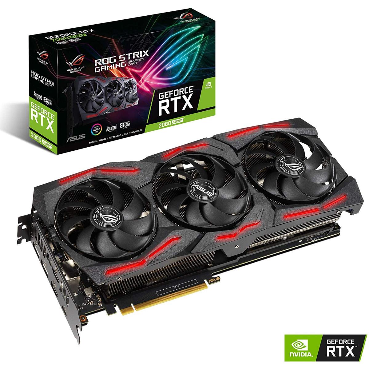 ASUS ROG STRIX RTX 2060 SUPER 8GB DDR6 EVO | ROG-STRIX-RTX2060S-8G-EVO ...