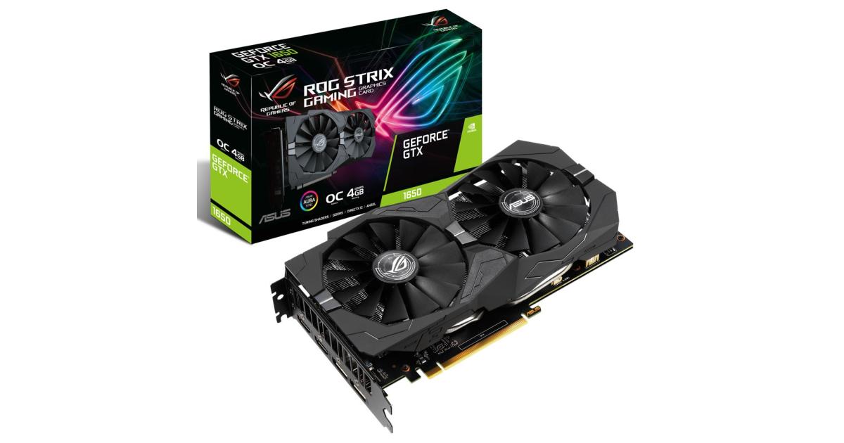 Asus Rog Strix GTX 1650 Overclocked 4GB Edition VR Read | ROG-STRIX ...