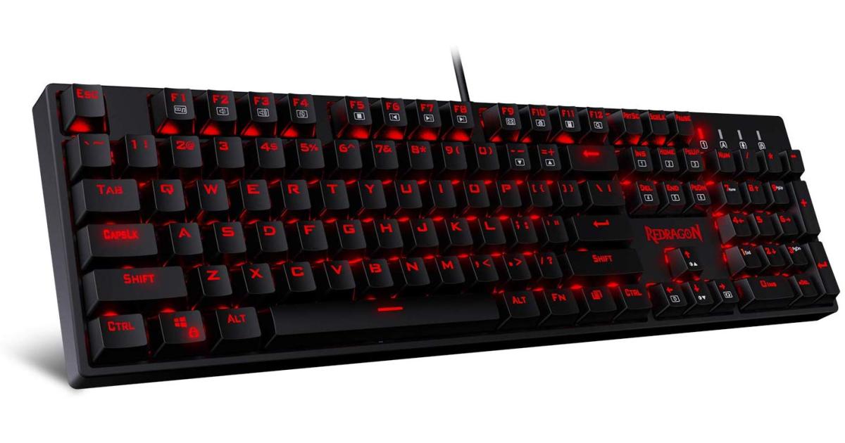 REDRAGON SURARA K582 RED LED Mechanical Red Switches | K582 SURARA RED ...