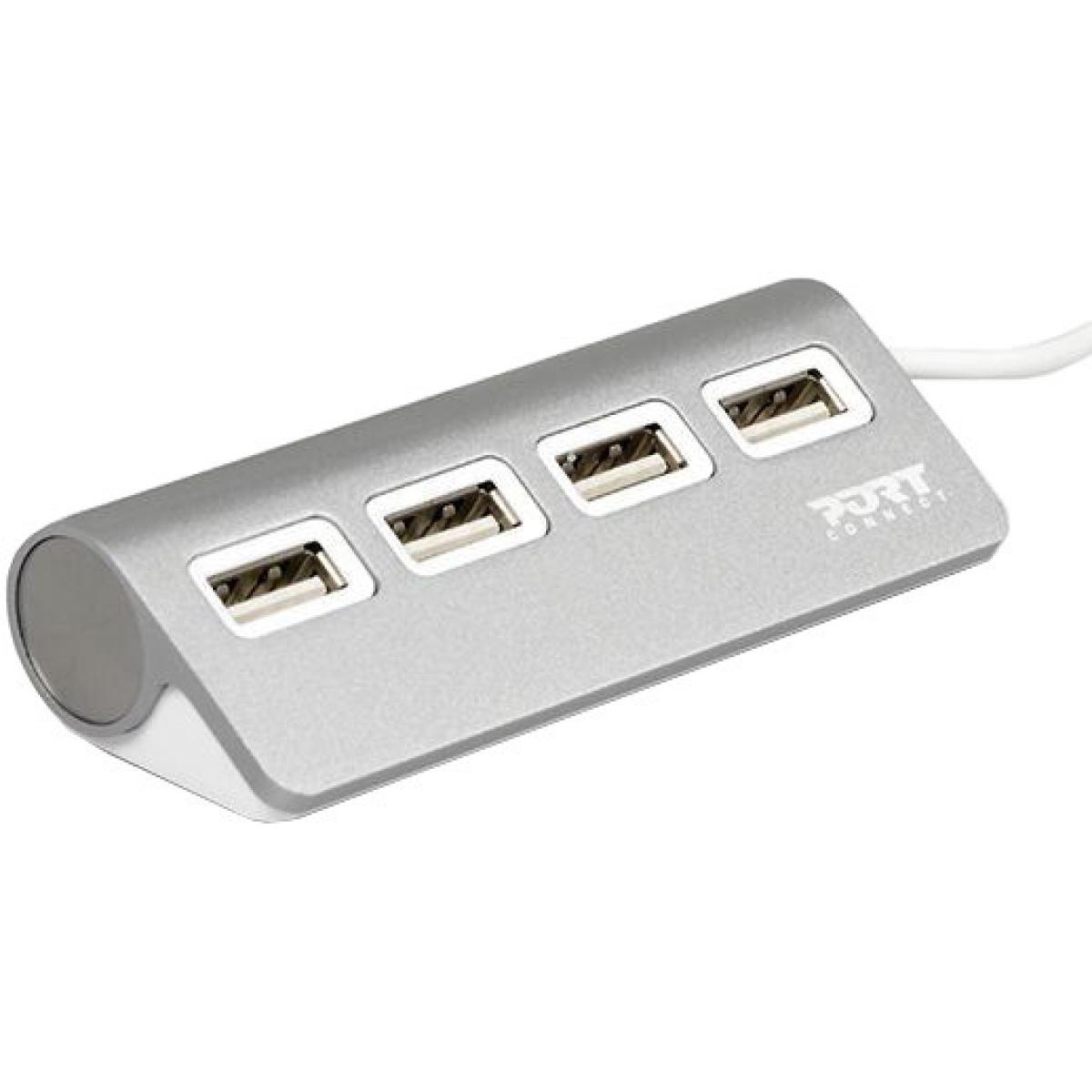 Port Designs 900121 4 Port USB Hub 3.0 Silver | 900121 | City Center ...