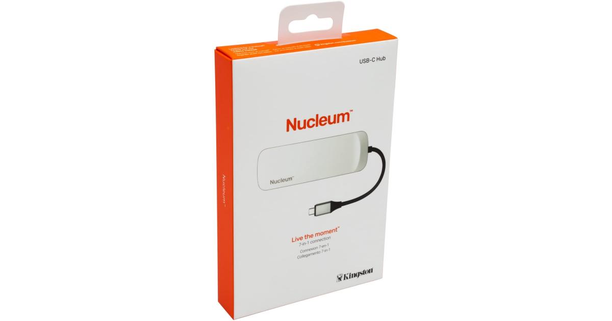 Kingston Nucleum USB C Hub Type-C Adapter Connect USB 3.0, HDMI, SD ...