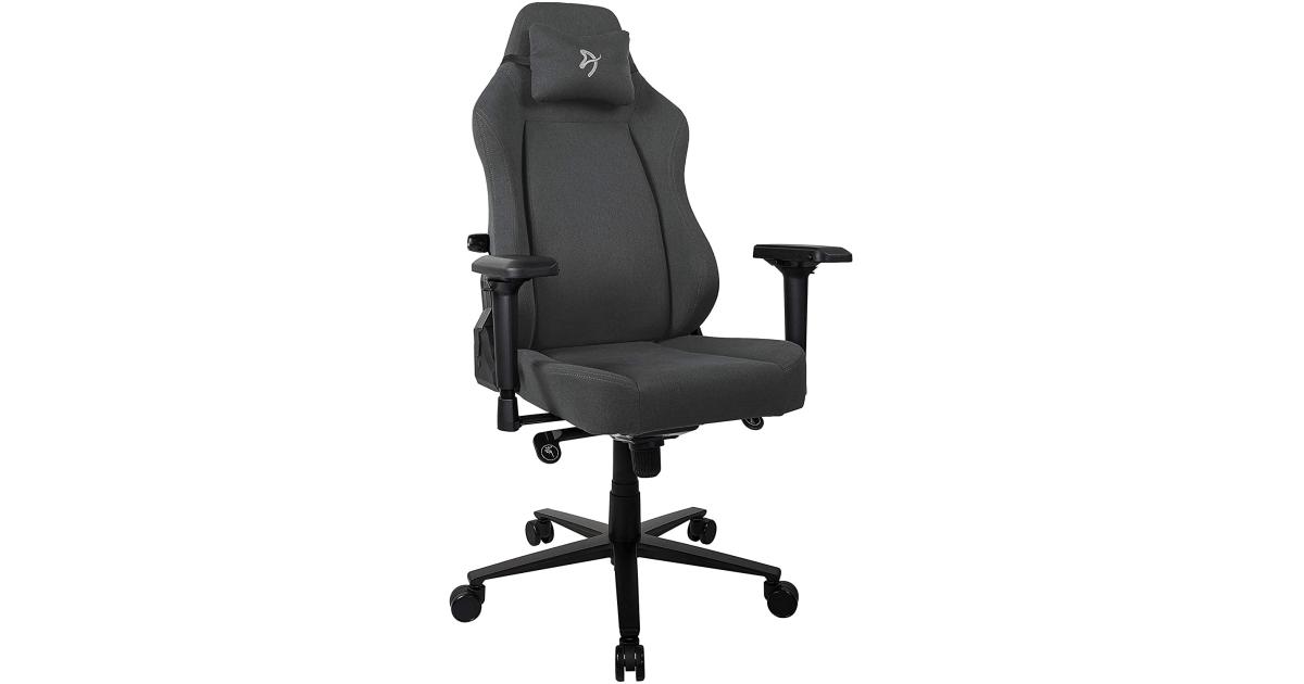 Arozzi Primo Premium Woven Fabric Gaming/Office Chair Built in Lumbar ...