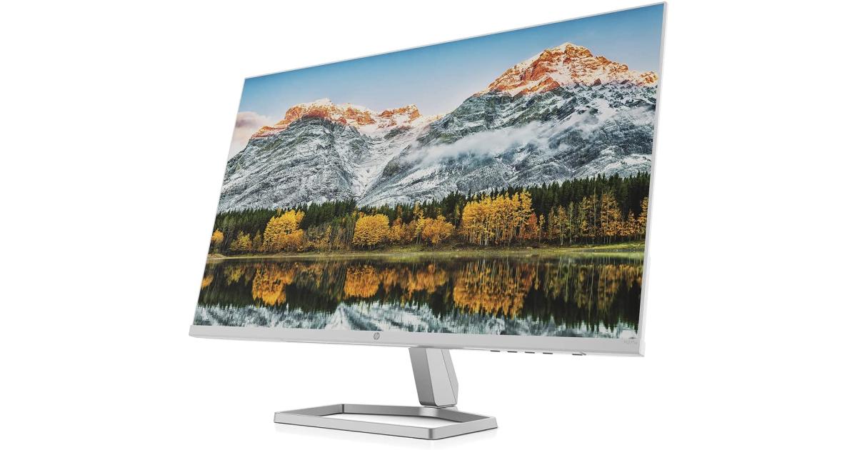 HP M27fw 27" Ultraslim Full-HD IPS Monitor w/ 99% sRGB 300 nits & Eye ...