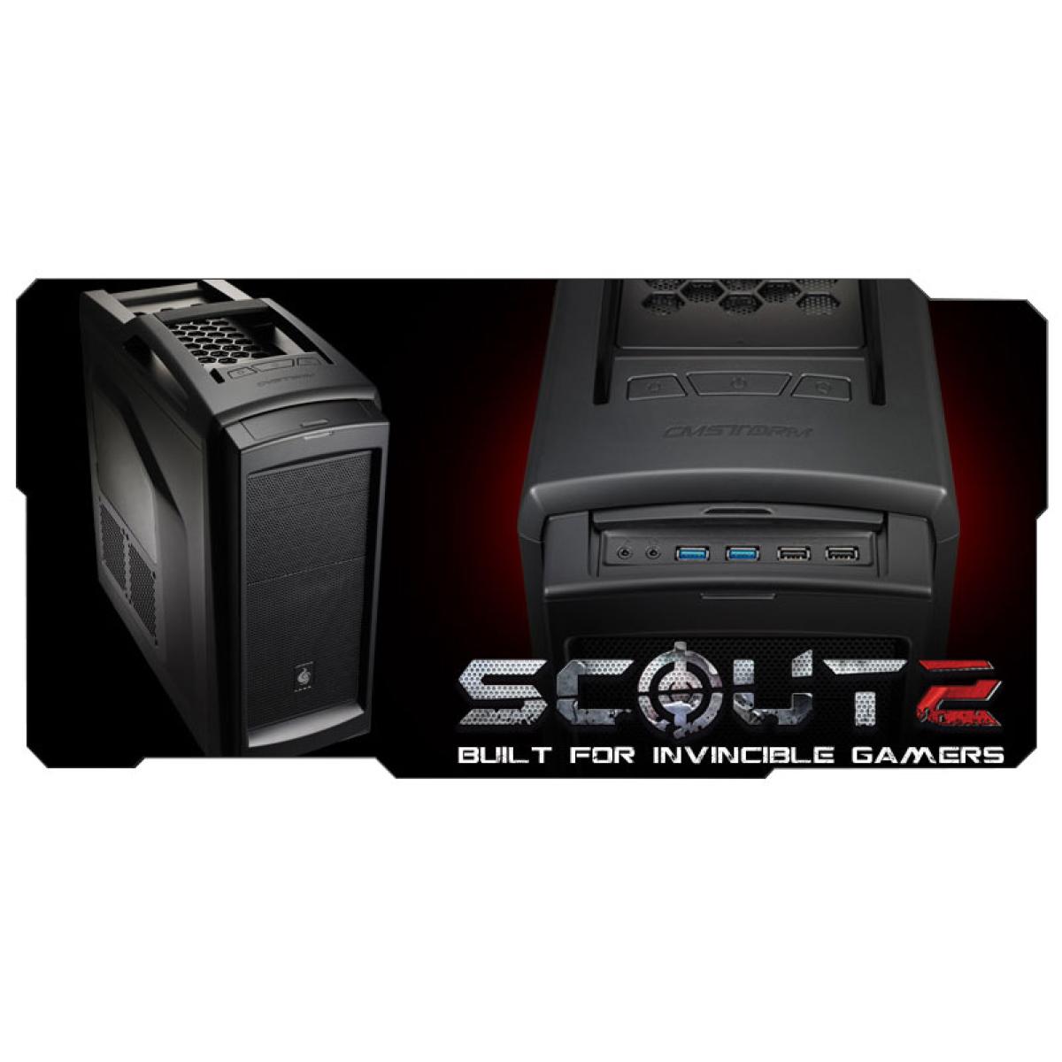 CM Storm Scout 2 Advanced Gaming Case - Black | SGC-2100-KWN1 | City ...