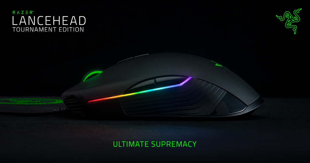 Razer Lancehead Tournament Edition - Gaming Mouse | RZ01-02130100-R3A1 ...