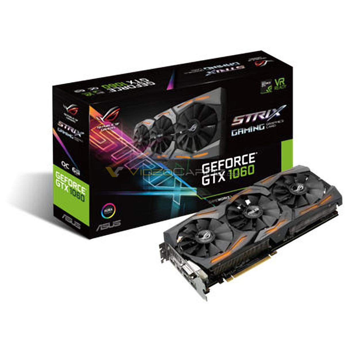 Asus NVIDIA ROG Strix GeForce GTX 1060 OC 6GB GDDR5 | STRIX-GTX1060-O6G ...
