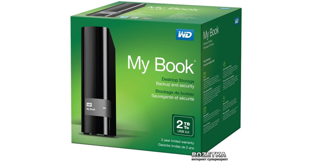 WD My Book 2TB USB 3.0/USB 2.0 External Hard Drive 3.5 inch ...