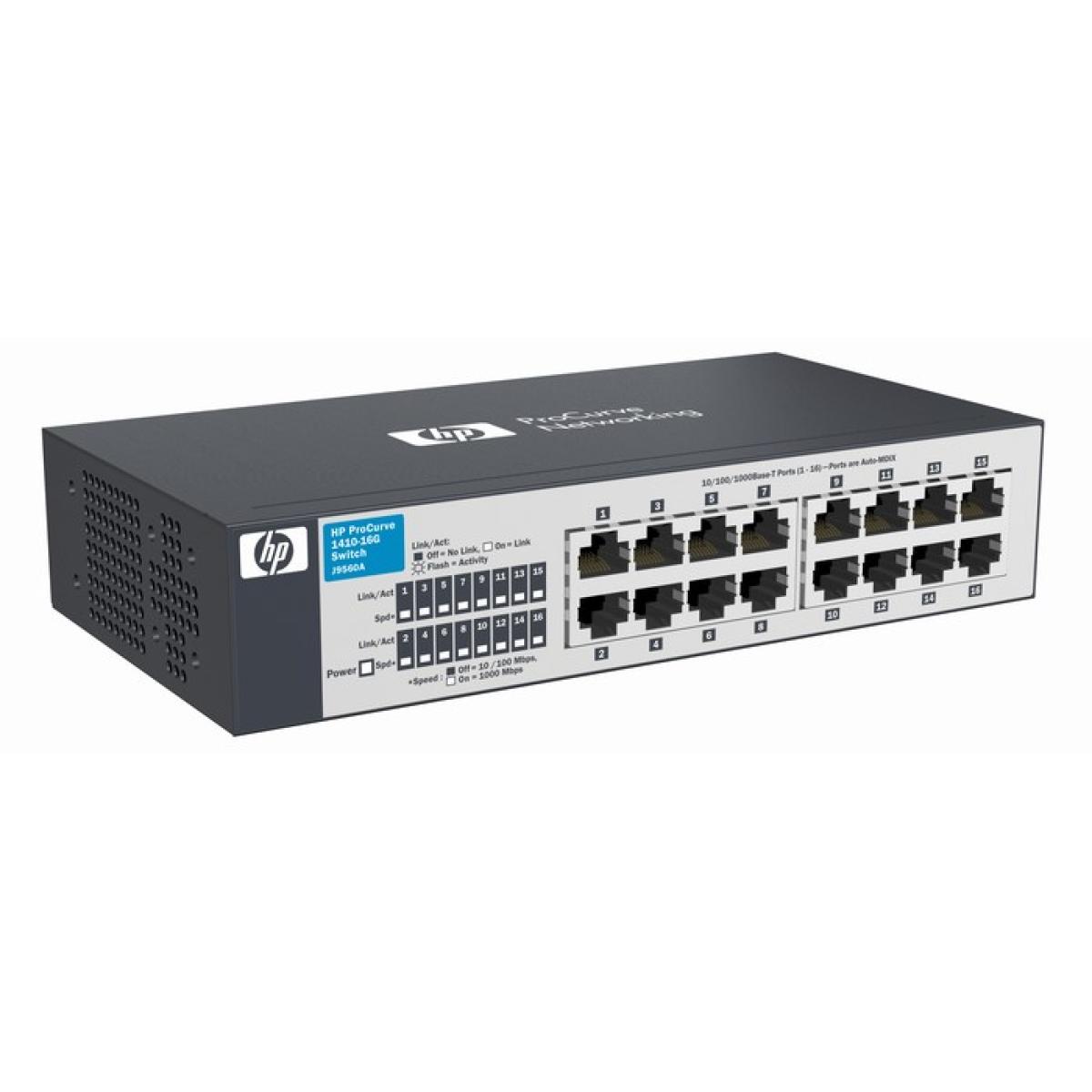 HP 16 Ports V1410 10/100/1000 Unmanaged Switch | J9560A | City Center ...