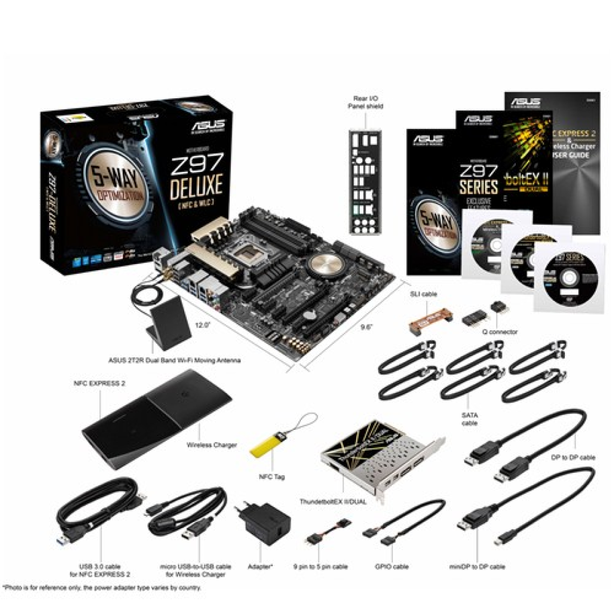 Asus Z97-DELUXE (NFC & WLC) ATX Motherboard | Z97-DELUXE (NFC & WLC ...